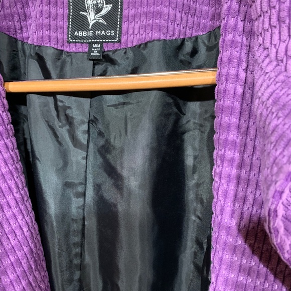 ABBIE MAGS | Jackets & Coats | Abbie Mags Purple Blazer | Poshmark